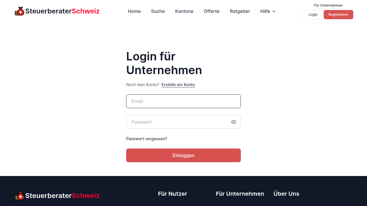 Login | SteuerberaterSchweiz.ch