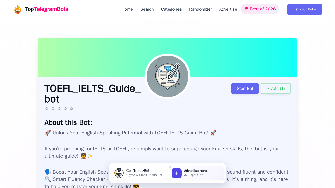 TOEFL_IELTS_Guide_bot Telegram Bot - Reviews, Invite Links & Features ...