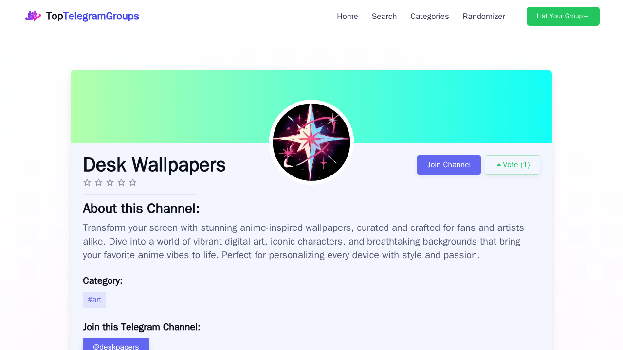 Deskpapers Telegram Channel - Reviews, Invite Links & Features! | The ...